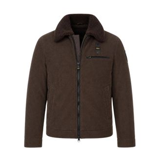 Blauer Ribbed Jacket Fourth - - Jackets - Herren - Braun - S