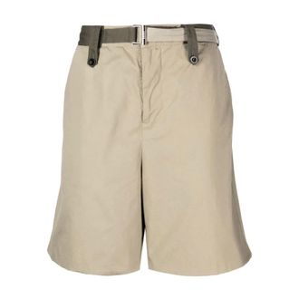 sacai Homme, Shorts, Vert, Taille: M Bermuda Shorts