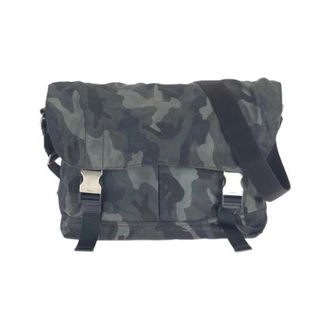 Prada Pre-owned Tessuto Nylon Leather Messenger Bag - - Pre-owned - Herren - Gr&uuml;n - ONE SIZE