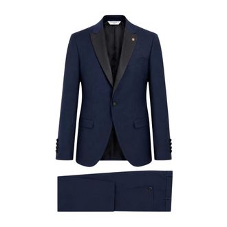 Manuel Ritz Single Breasted Suit - - Suits - Herren - Blau - XL