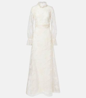 Markarian Bridal Robe Adeline aus Seidenorganza