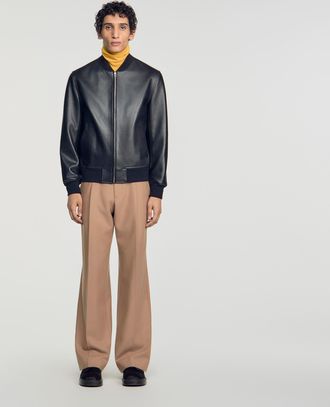 Sandro Blouson en cuir