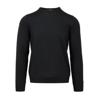 Tagliatore Gestrickter Pullover mit Rundhalsausschnitt - - Knitwear - Herren - Schwarzk - L