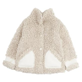 DIEGO M Faux Fur & Shearling Jacke - - Jackets - Damen - Beige - S