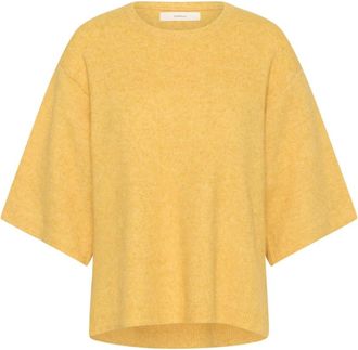 Inwear Femme, Pulls, Jaune, Taille: 40 FR Maille ras du cou