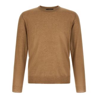 Zanone Rundhals-Pullover - - Knitwear - Herren - Braun - 3XL