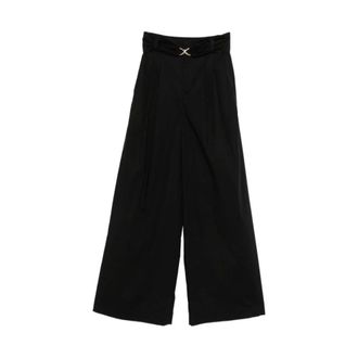 Twinset Damen, Hosen, Schwarzk, XLGr&ouml;&szlig;e
