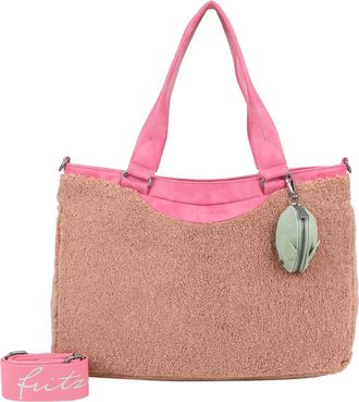 Fritzi Aus Preu&szlig;en Schultertasche Umh&auml;ngetasche Joly Limited Teddy Shoulder Bag Pink Blush rosa