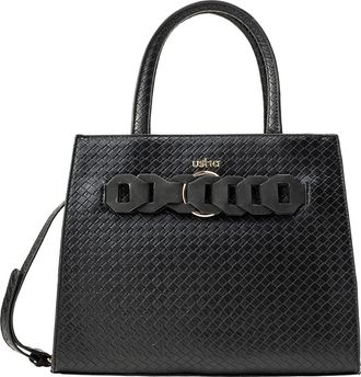 Usha Womens Henkeltasche, SCHWARZ