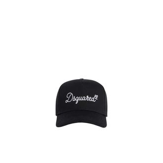 Dsquared2 Homme, Accessoires, Noir, Taille: ONE Size Casquette Logo Brodé