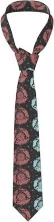 Generic Cravate Noeud Irlandais, Symbole De Voyageur Viking, Mascotte Vintage Fine Men Tie Classique Cravates Homme Pour L&Eacute;cole Accessoires C&eacute;l&eacute;brations