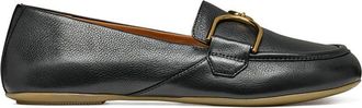 Geox Damen D Palmaria J Loafer Flat, Black, 37.5 EU