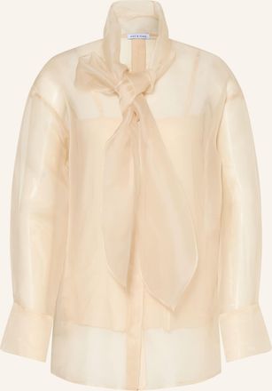 Mrs & Hugs Mrs & Hugs Schluppenbluse Aus Seide beige
