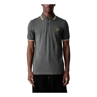 Fred Perry Polo M3600 - Homme - Tops - Vert - Taille: XL