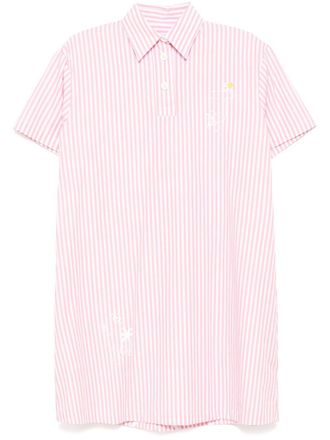 Joshua Sanders robe Smilet &agrave; rayures - Rose