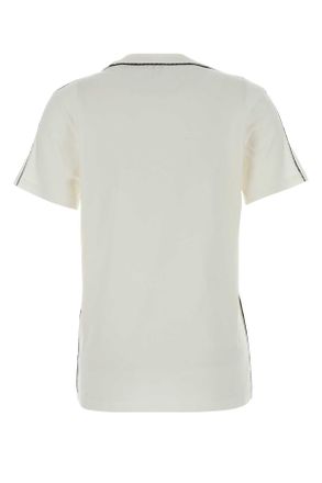 Loewe Womens White Cotton T-Shirt Exterior Exterior: T-shirts And Polos