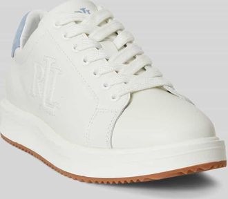 Lauren Ralph Lauren Sneaker aus echtem Leder mit Logo-Stitching
