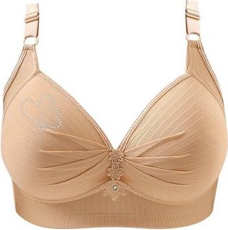 Generic Vente Flash Du Jour Soldes Soutien Gorge Sans Armature Double Allaitement Avec Coque Soutiens-Gorge Classiques Marron Vert DEau Sous Vetements De Mate