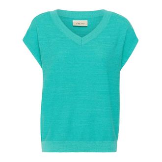 Cream V-Ausschnitt Strickware - - Knitwear - Damen - Gr&uuml;n - S