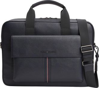 Tommy Hilfiger Herren Th Central Computer Bag Am0am14166 Computertasche, Blue (Space Blue)