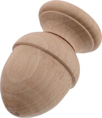 Amosfun Unbehandelte Holz Endkappen 6X10cm Dekorative Vintage Bettpfostenspitzen und Treppenhaufs&auml;tze f&uuml;r Innenr&auml;ume Nat&uuml;rliche Holzmaserung Stabile Konstrukt