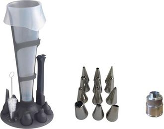 Mastrad F38267 Professionelles Spritzbeutel-Set, Silikon