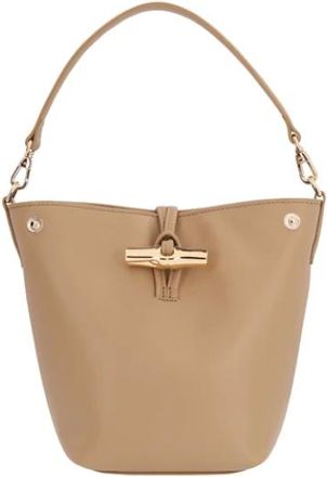 Longchamp Femme, Sacs, Brun, Taille: ONE Size XS Le Roseau Sac Seau