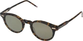 Thom Browne unisex, Accessoires, Brun, Taille: 45 MM Ues404A Round Lunettes de soleil