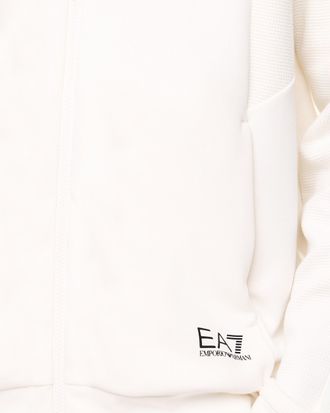 Emporio Armani Mens Hooded Sweatshirt Sugar Swizzle Polyester Sweatshirts Sweater