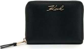 Karl Lagerfeld Porte-monnaie en cuir grain&eacute;