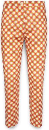 Elena Miro Femme, Pantalons, Multicolore, Taille: 52 FR Pantalon droit imprimé