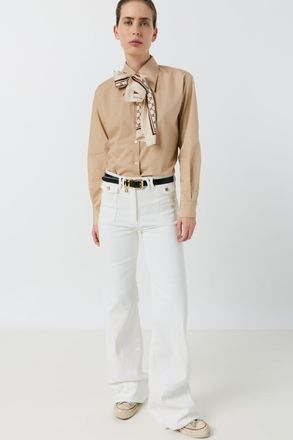Gerard Darel Jean flare - ANNA - Optic White
