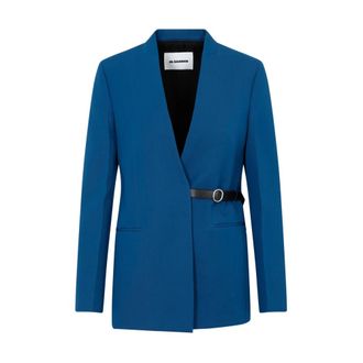 Jil Sander Wolljacke - - Jackets - Damen - Blau - S