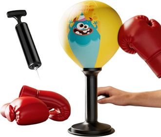 Generic Desktop-Boxsack - Stress-Buster-Boxball, Reaktionstrainingsspielzeug mit Super-Saugnapf, Stressabbau-Boxsack f&uuml;r Workout, Kinder, Erwachsene, Zuhause,