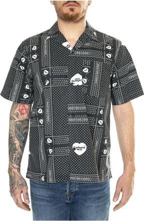 Carhartt Work in Progress Homme, Chemises, Noir, Taille: S Short Sleeve Chemises