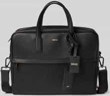 HUGO BOSS Laptoptasche aus echtem Rindsleder Modell ZAIR