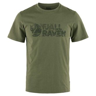 Fjällräven Herren Lush Logo T-Shirt, Laurel Green, XXL