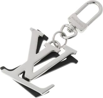 Louis Vuitton unisex, Pre-owned, Gris, Taille: ONE Size Porte-cl&eacute;s en m&eacute;tal Pre-owned