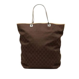 Gucci Sac cabas en toile Pre-owned - Femme - Pre-owned - Brun - Taille: ONE Size