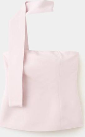 Mango Top foulard col violet clair/pastel - Femme - XS - MANGO