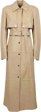 Sportmax Femme, Manteaux, Beige, Taille: 36 FR Trench Paste