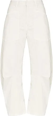 Nili Lotan Femme, Pantalons, Blanc, Taille: 34 FR Pantalon &agrave; Jambes Ballons Shon