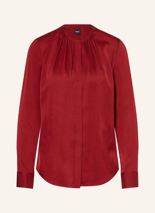 HUGO BOSS Seidenbluse Banorah rot