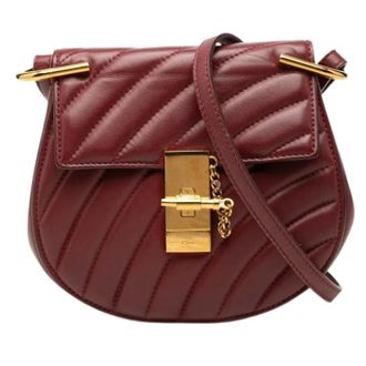 Chlo&eacute; Pre-owned Drew Bijou Schultertasche - - Pre-owned - Damen - Rot - ONE SIZE