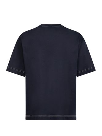 Giorgio Armani Mens T-Shirt Cotton Interlock Black T-Shirts And Polos
