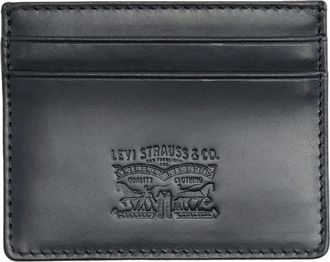 Levi's Kartenetui aus Leder - - Accessories - Herren - Schwarzk - ONE SIZE