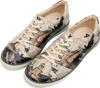 Dogo Damen Men Sneakers Sneaker, Beige, 45 EU