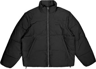 Edwin Homme, Vestes, Noir, Taille: M Doudoune Imperm&eacute;able avec Manches D&eacute;tachables