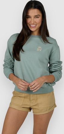 Salty Crew Island Time Crew Sweater sage
