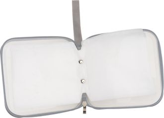 Lurrose Kapazit&auml;t CD Tasche aus Hartplastik mit Rei&szlig;verschluss Tragbarer CD Disc Storage Case Sto&szlig;feste Aufbewahrungsbox Wei&szlig; f&uuml;r Auto und Reisen